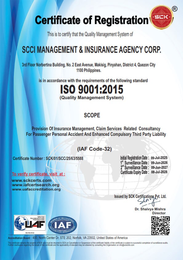 SCCI INSURANCE SCCI INSURANCE